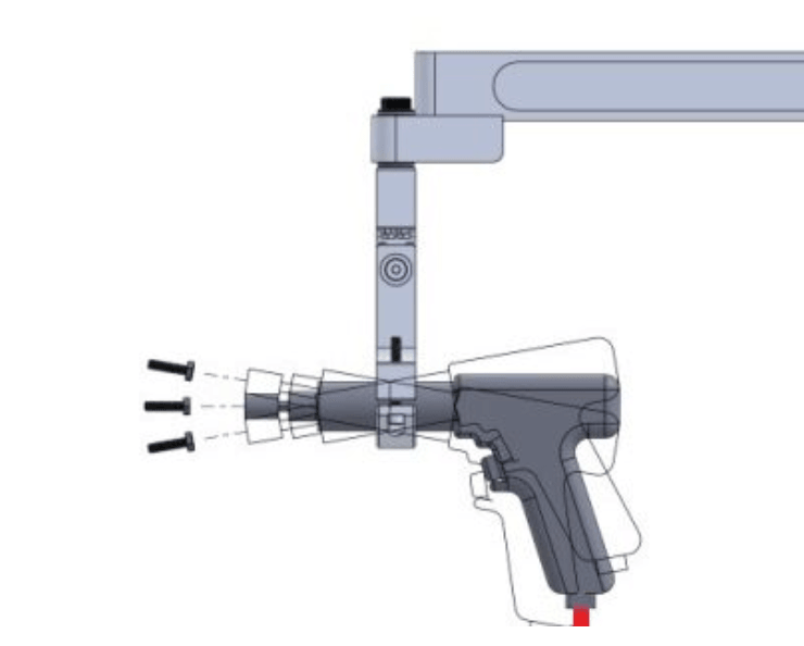 ETA Tool Arms: Torque arms for fastening slightly off horizontal with ...
