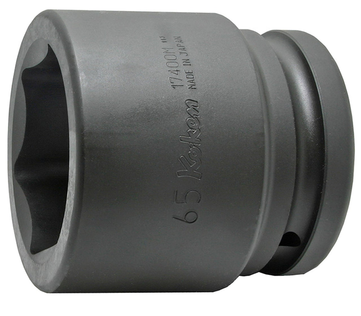 Ko-ken 17400M-100, 1.1/2 Sq. Dr. Socket, 100mm 6 point, Length 115mm ...