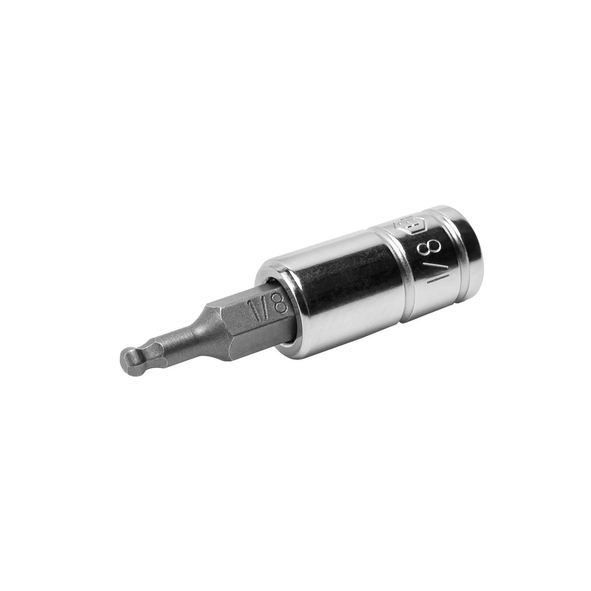 Genius Tools 1/4" Dr. 1/8" Wobble Hex Bit Socket, 45mmL - 208+5108 ...