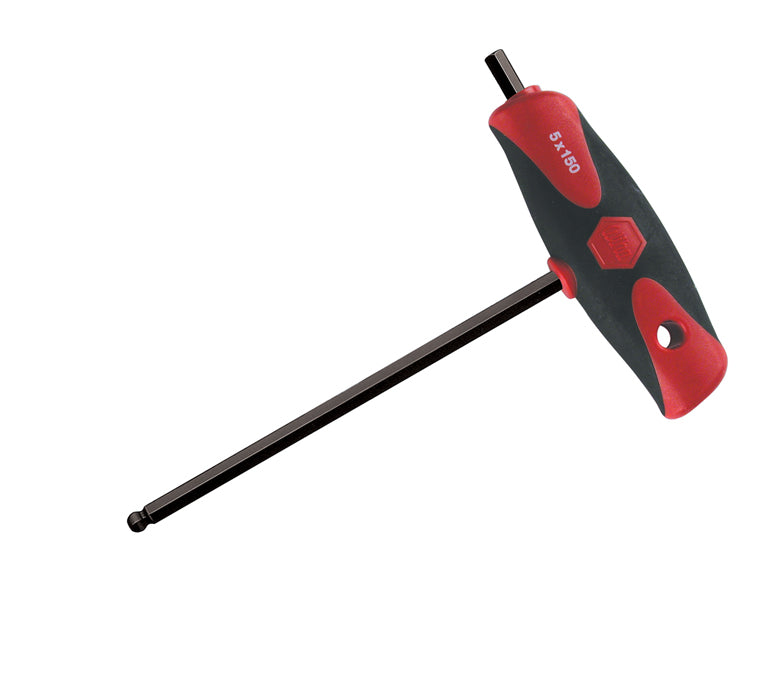 Wiha 33448 SoftGrip Ball End Hex T-handle 4.0mm — Integrated ...