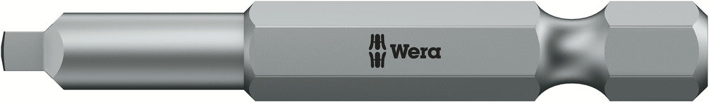 Wera 05060148001, SQ2 - Square Key Screwdriver Bit 868/4 BTZ, 1/4" Hex Power Drive, Length 2 ...