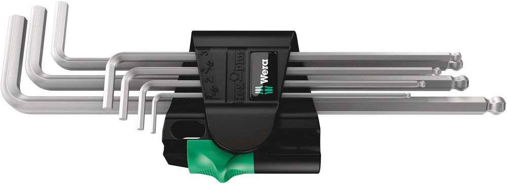 Wera 05022101001, Chrome, Ball-End, Hex-Plus, Metric Hex L-Key, 950/7 ...