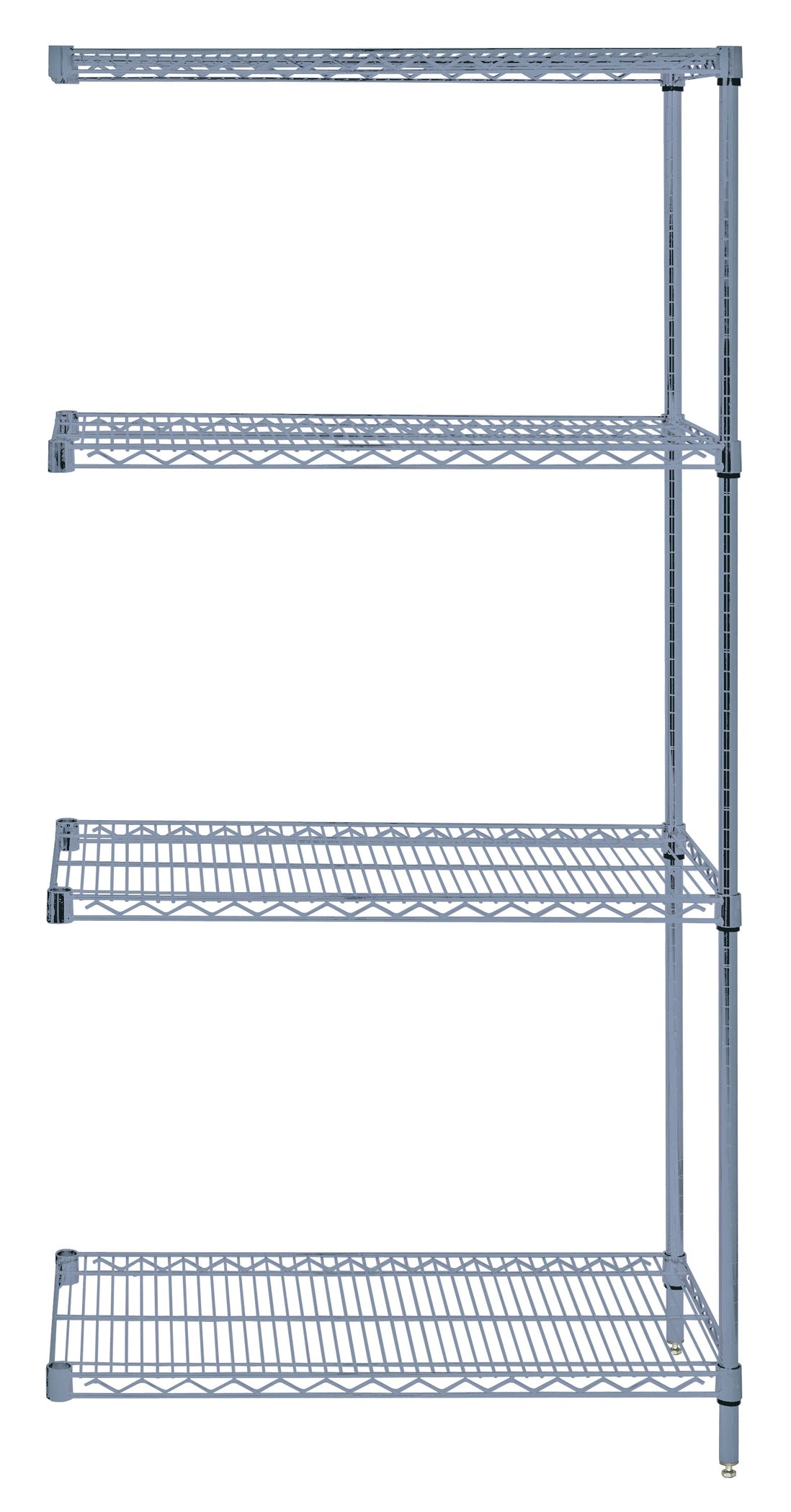 Quantum Wire Shelving Add-On Kit, Gray Epoxy Antimicrobial Finish, NSF ...