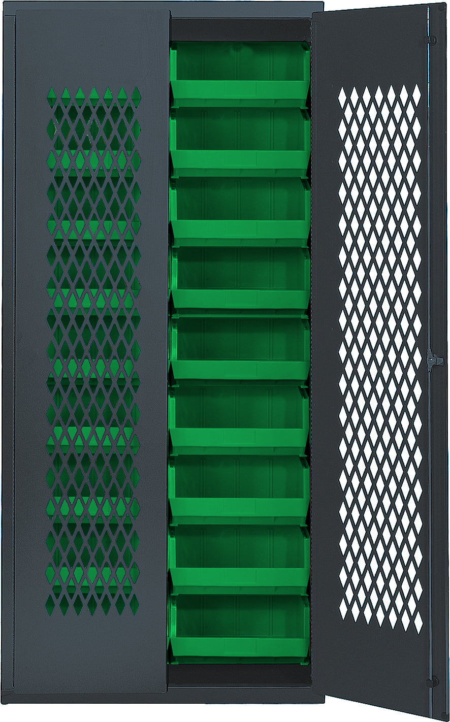 Quantum MESH-250GN | Specialty Bin Cabinets — Integrated Manufacturing ...