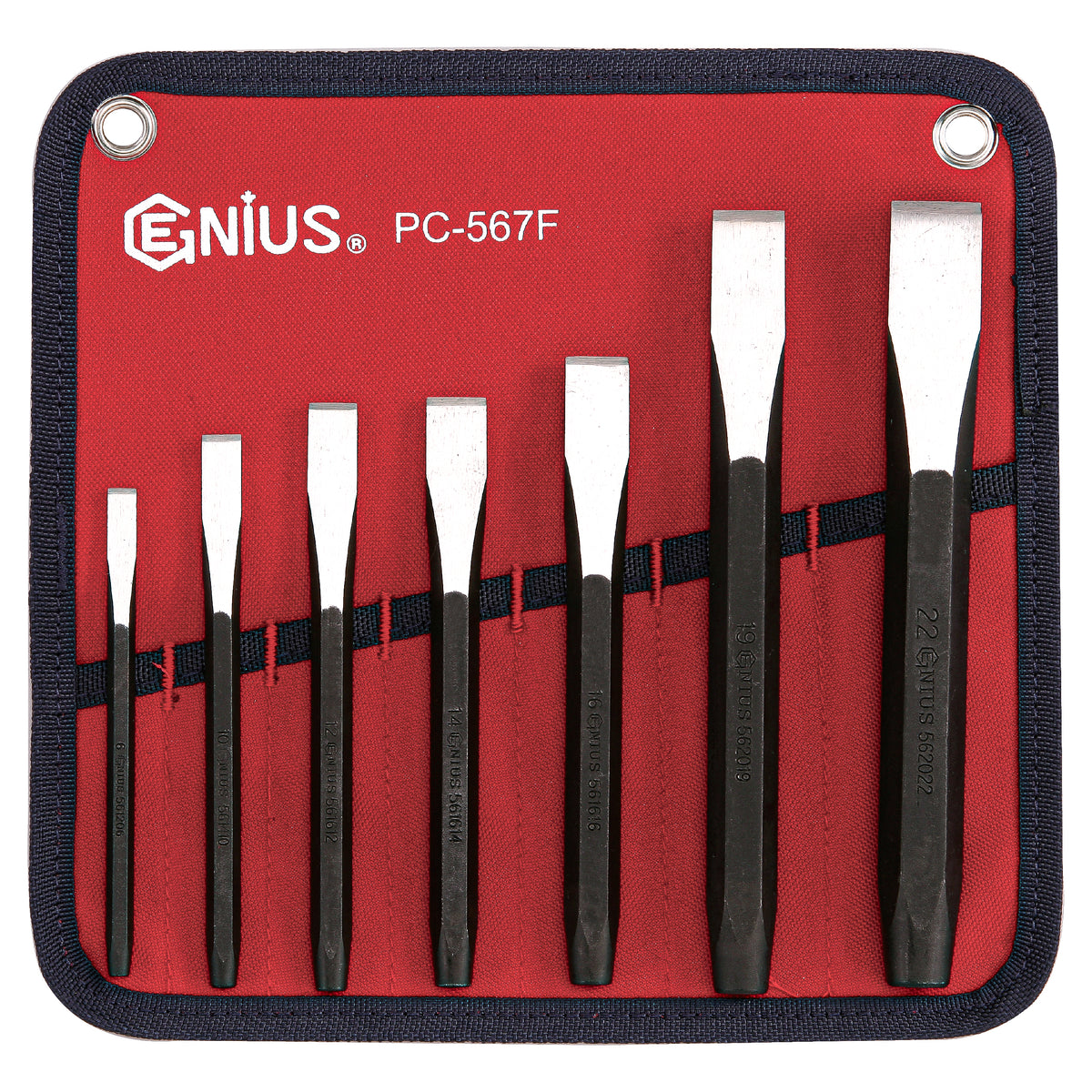Genius Tools 7 Piece Flat Chisel Set - PC-567F — Integrated ...