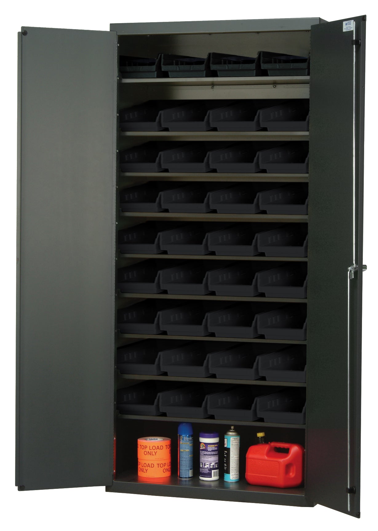 Quantum QPR-107BK | Heavy-Duty 36" Bin Cabinet — Integrated ...