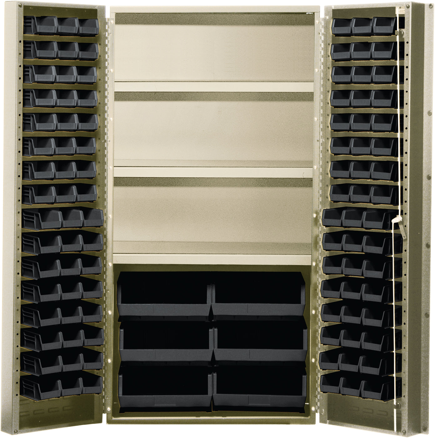 Quantum QSC-BG-36SBK | Heavy-Duty 36" Bin Cabinet — Integrated ...