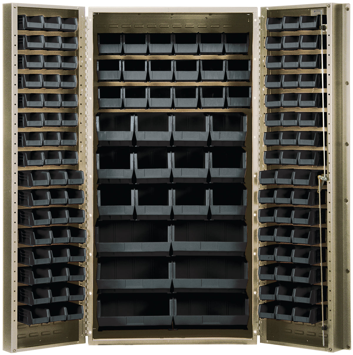 Quantum QSC-BG-36-68BK | Heavy-Duty 36" Bin Cabinet — Integrated ...