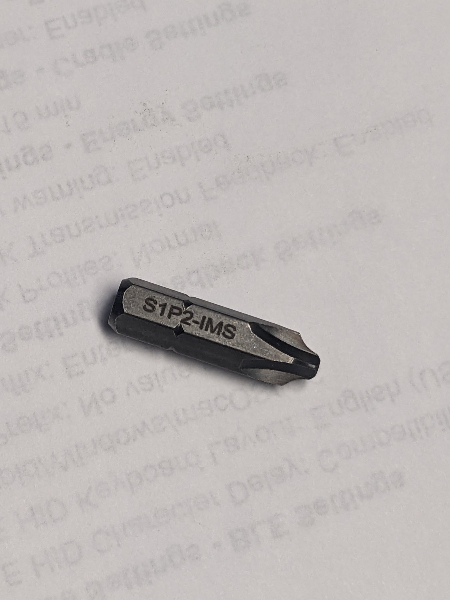 Integrated Square S1 and Philips P2 Combination Insert bit, S1P2-IMS 1 ...