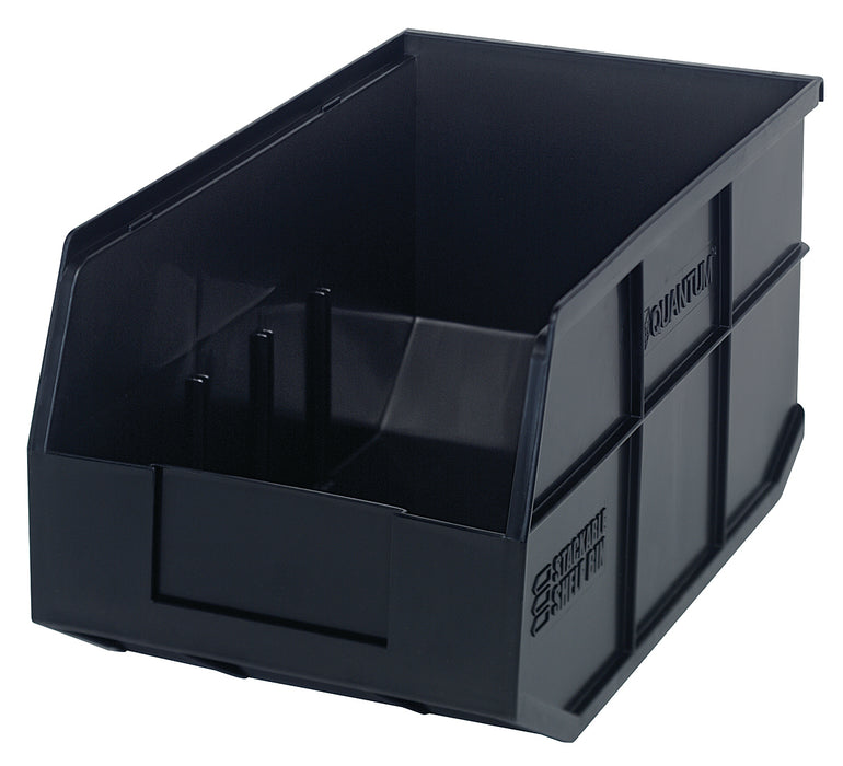 Quantum SSB443BKCS | Stackable Shelf Bin — Integrated Manufacturing & Supply