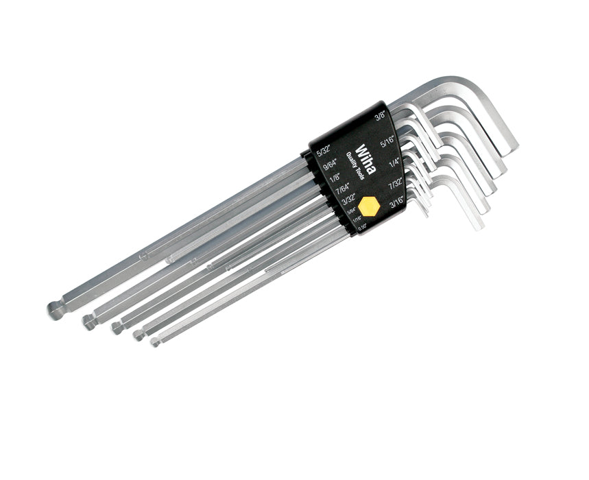 Wiha 36998 13 Piece Ball End Long Arm Hex L-Key Set - Inch — Integrated ...