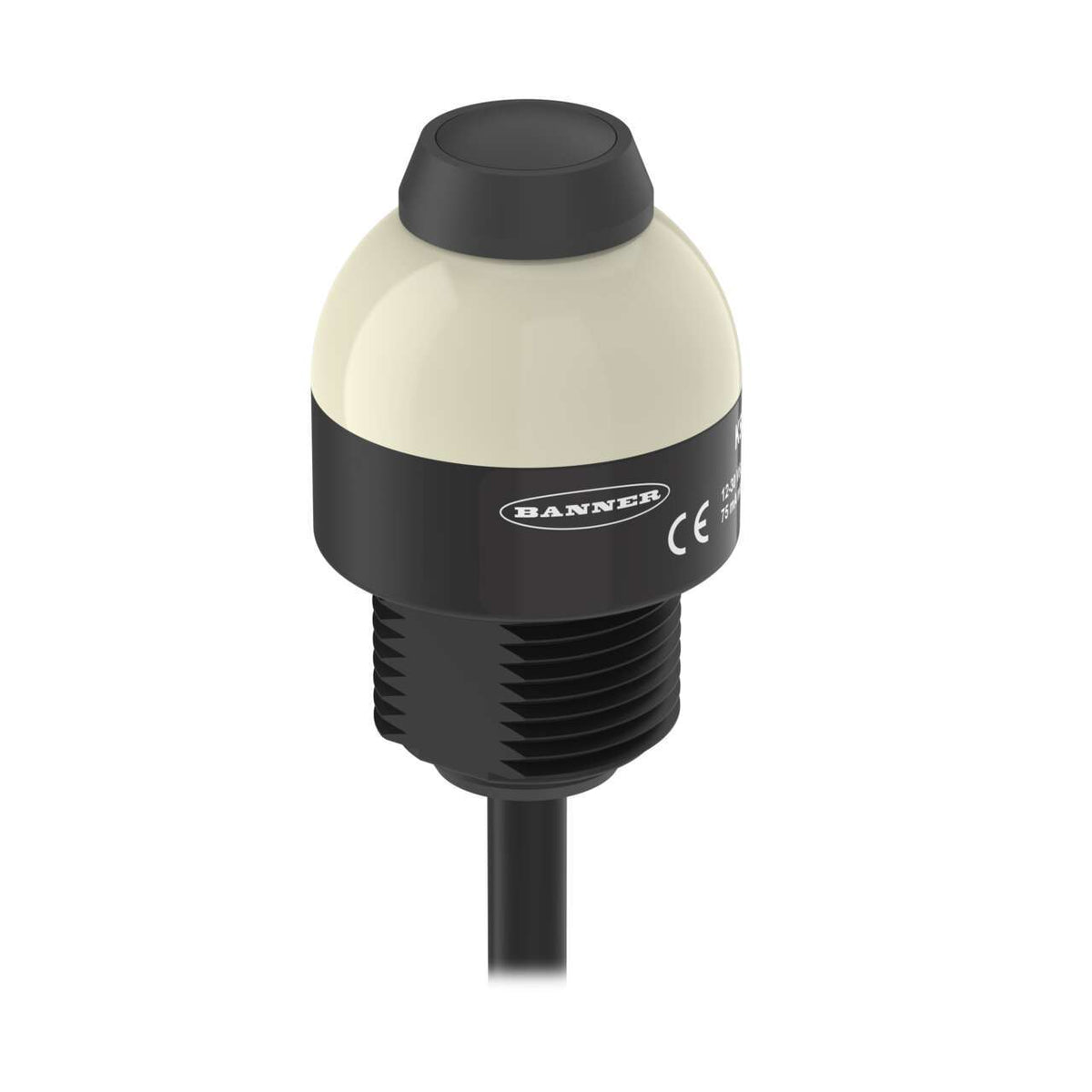 Banner K30 EZ-LIGHT Pick-To-Light Sensor, 2-Color, Push Metal Button ...