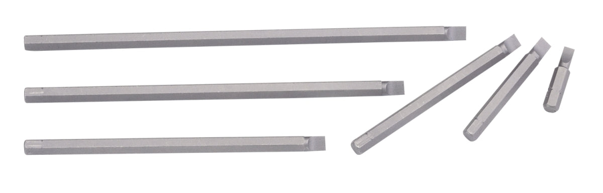 Genius Tools 14mm Hex Shank, 2.5 x 16.0mm Slotted Screwdriver Bit, 125 ...