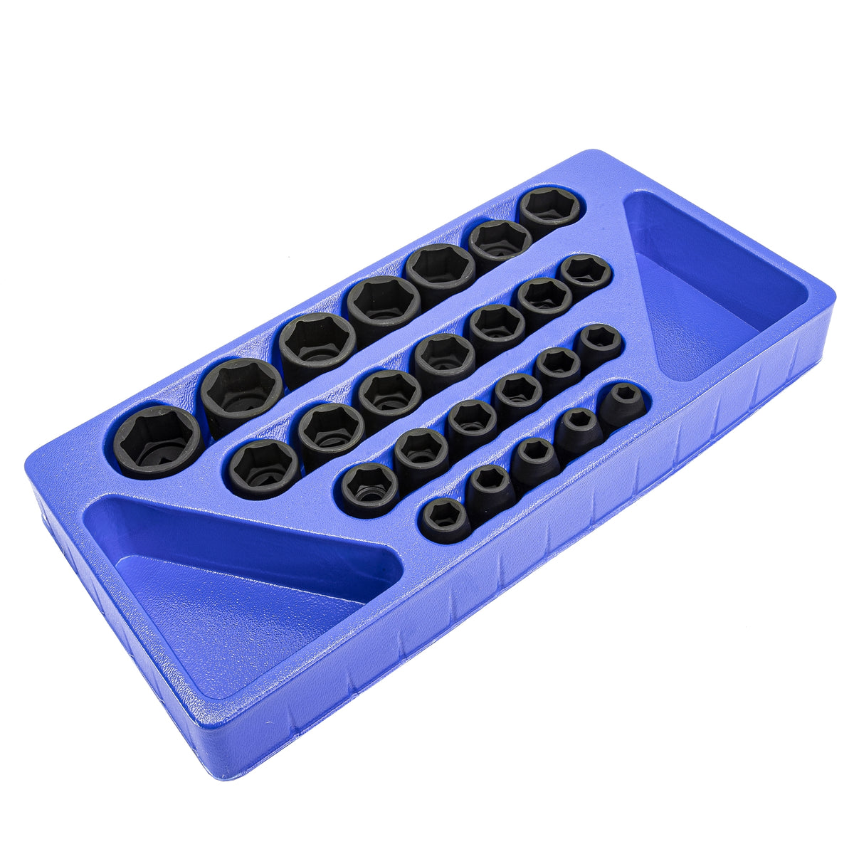 Genius Tools 25 Piece 1/2" Dr. Metric Impact Socket Set - TF-425M ...