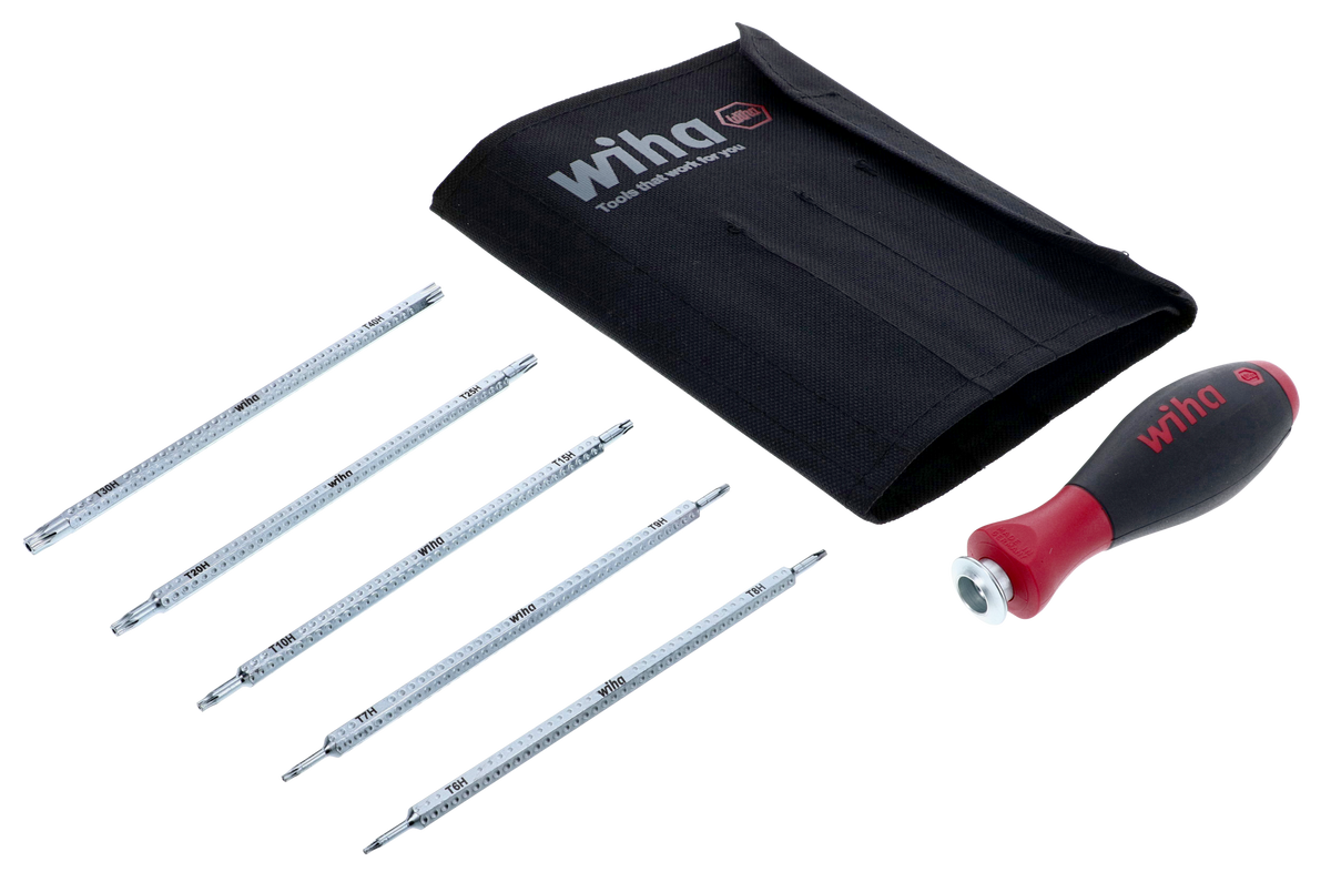 Wiha 28197 6 Piece Drive-Loc VI Security Torx Set — Integrated ...