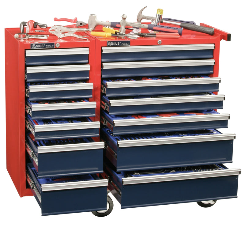 Genius Tools 385 Piece 1/4" & 1/2" Dr. Metric Master Tool Set - MS-385 ...