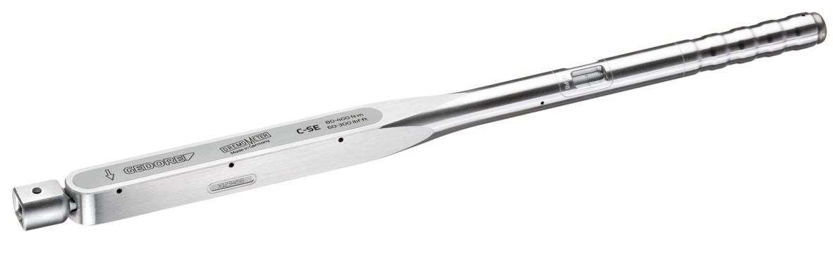 Gedore DREMOMETER SE A+S Torque Wrench, Preset, Click — Integrated ...