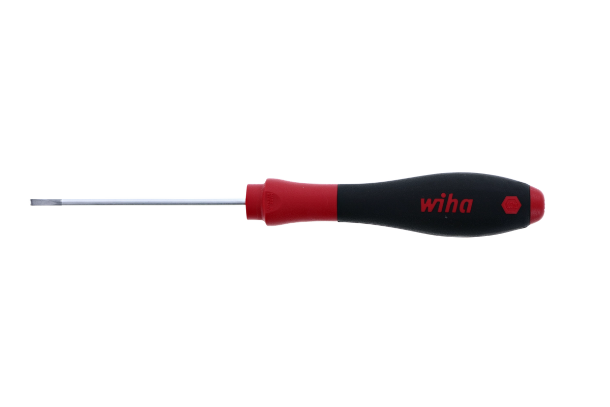 Wiha 30203 SoftFinish Slotted Screwdriver 2.5mm x 75mm — Integrated ...