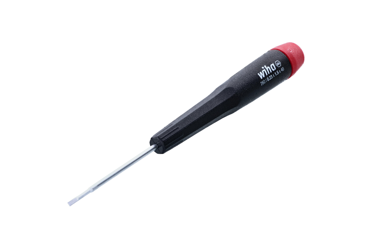 Wiha 26015 Precision Slotted Screwdriver 1.5mm x 40mm — Integrated ...
